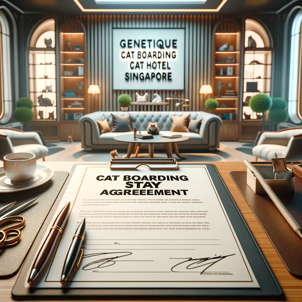 Cat Boarding Hotel Stay Agreement | Ryokan Genetique